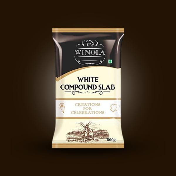 Winola White Compound Slab- White Baking Chocolate Bar for chocolate ...