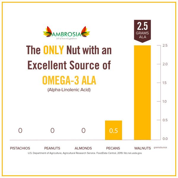 Ambrosia Premium Walnuts with Shell 500g | Chile - JioMart
