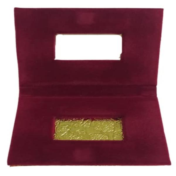 Beauty Tool Red With Gold Velvet Coin Box For Women And Men | Pack Of 2 ...
