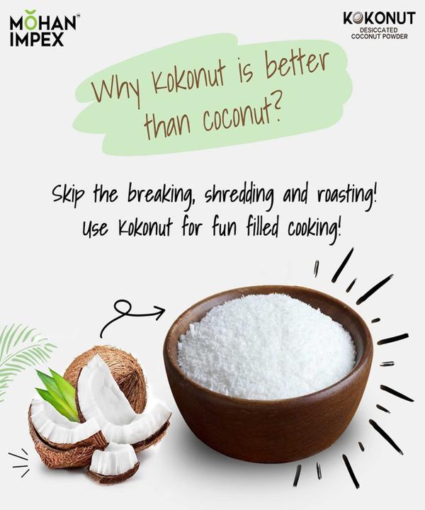 Mohan Impex 1kg Desiccated Coconut Powder| Nariyal Burada |Pack of 2 ...