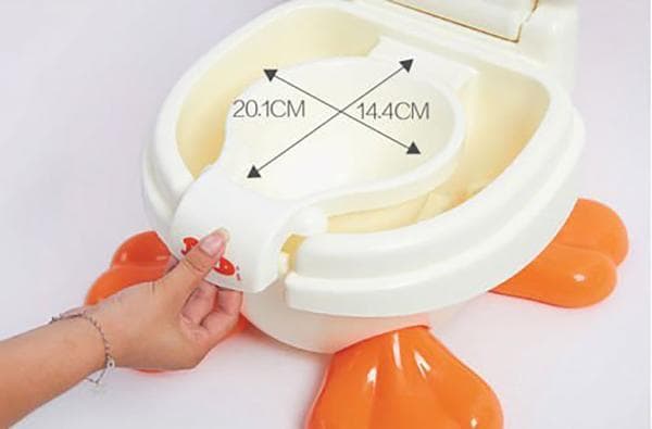 Goyal's Duck Shape Potty Training Seat with Removable Bowl and Closable ...