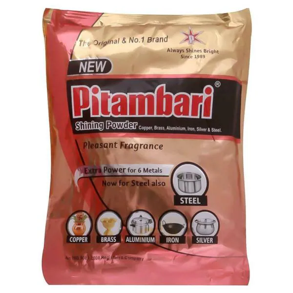 Pitambari Shining Dishwash Powder For 6 Metals | 1 Kg Pack - JioMart