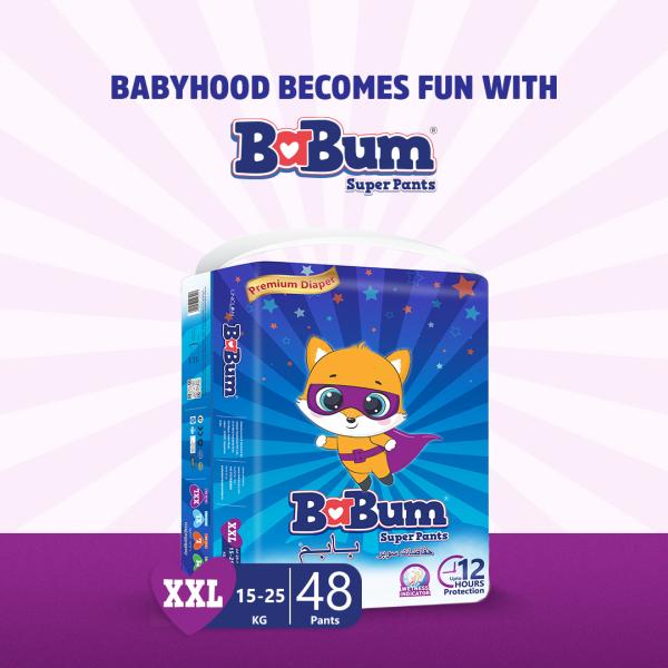 Babum Super Pants Premium Diaper | Wetness Indicator | Double Extra ...