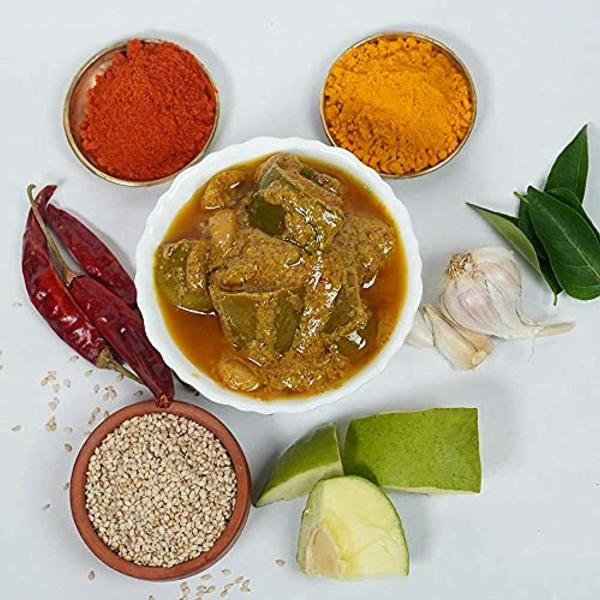 SITARA FOODS Nuvvula Avakaya Pickle / Sesame Mango Pickle Vegetarian ...