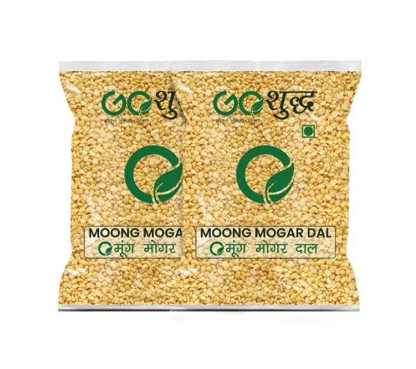 Goshudh Moong Mogar Dal 400Gm Each (Pack Of 2) Moong Dal (800 g) Split - JioMart