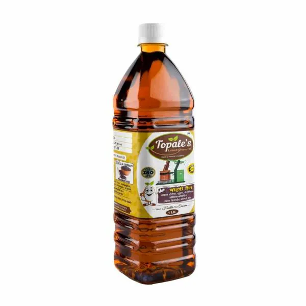 TOPALE'S - Premium Lakdi Ghana Wooden Cold Pressed Mustard oil 1 LITRE ...