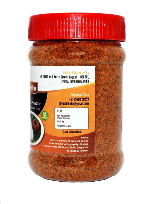 Savastha Idli Chilli Powder, Dosa Idly Chilli Milagai Podi, Karam ...
