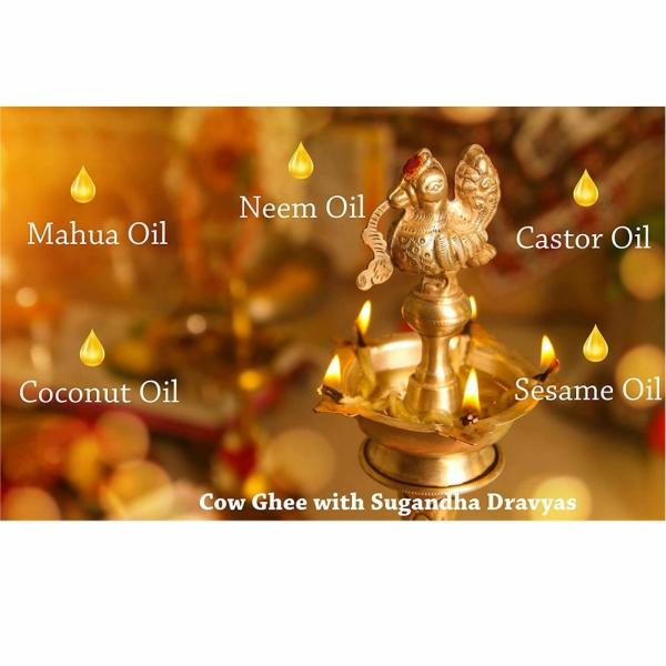 GREENEEM Zen Meditative Puja Oil| Smokeless| Deepam Oil| Meditation Oil ...