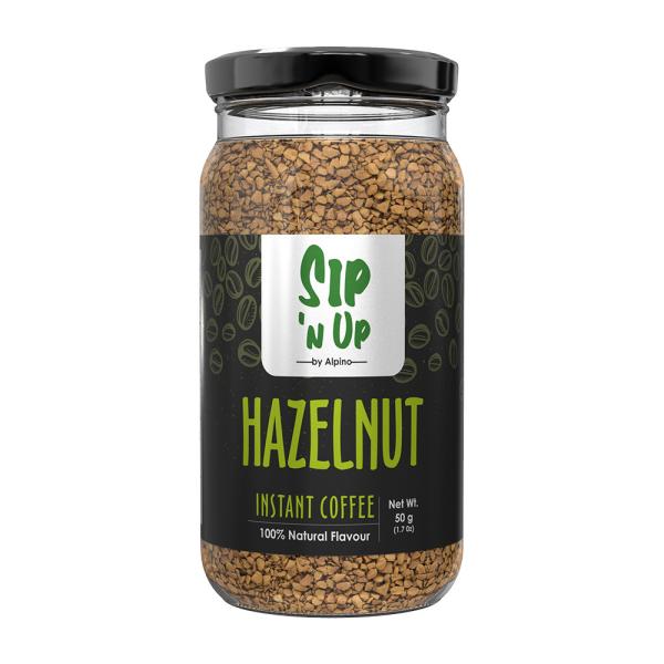 Sip'n Up Instant Coffee Hazelnut 50 G Premium Freeze-Dried Coffee ...