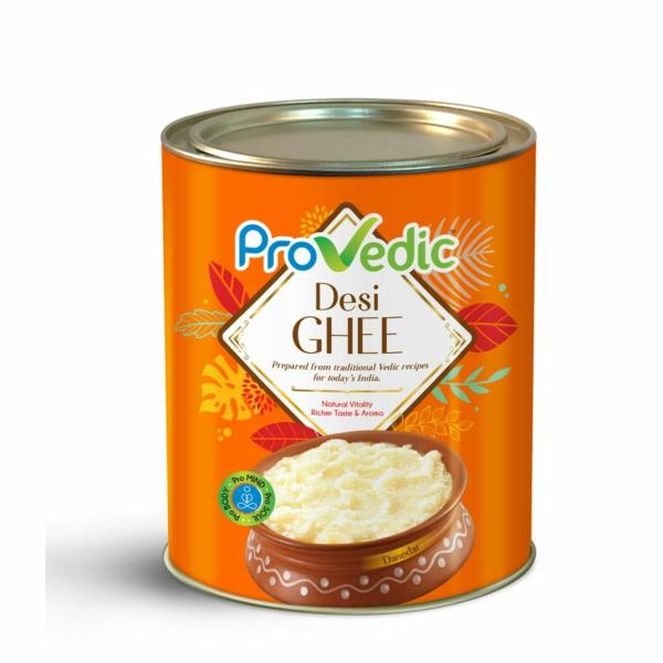 ProVedic Desi Ghee Tin | Pure Ghee for Better Digestion and Immunity ...