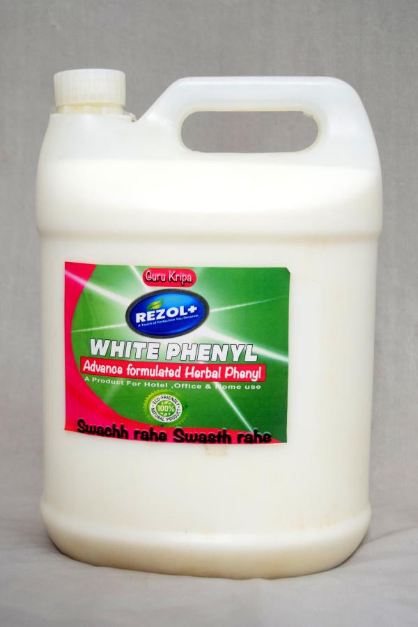 Rezol Plus Perfumed Herbal Floor Cleaner White phenyl 5 Ltr - JioMart