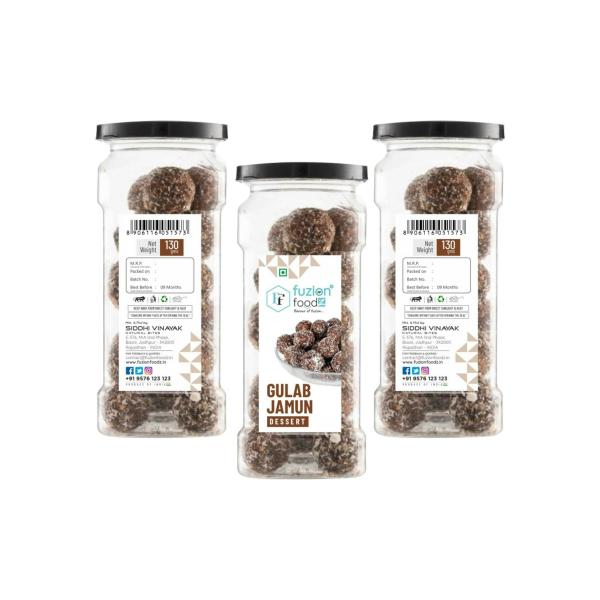 Fuzion Foodz Gulab Jamun Candy, 130 G Each (Pack Of 3) - JioMart