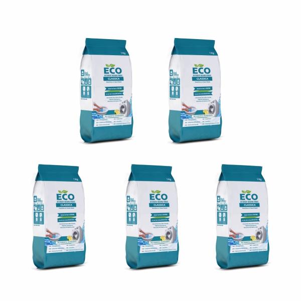 ECO DETERGENT WASHING POWDER 1 kg (pack of 5) - JioMart