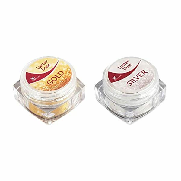 BLOSSOM Edible Metallic Luster Dust Combo for Cake Icing Decoration 4 g ...