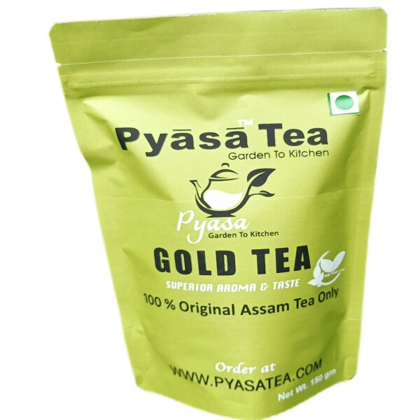PYASA GOLD TEA with Aromatic Long Leaves from Assam Tea (Tea 150 g ...