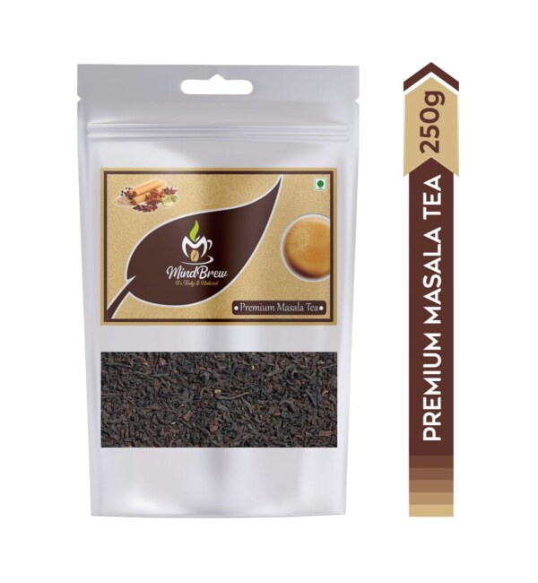 MindBrew Premium Masala Assam Tea Leaf, 250 grams Black Tea Pouch - JioMart