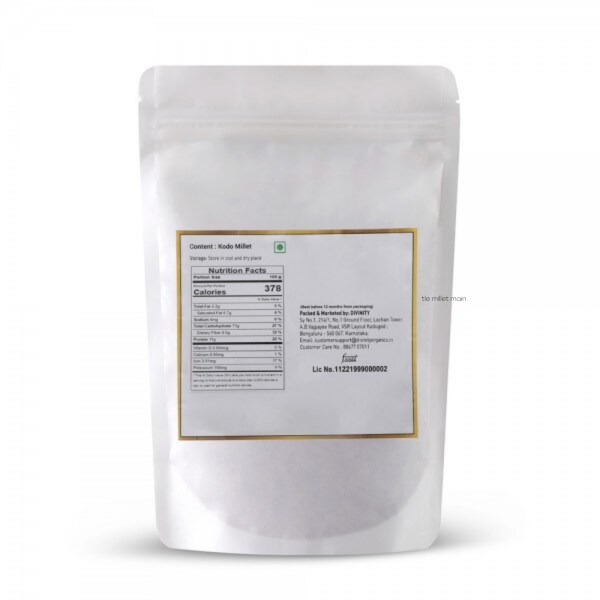Divinity Organics | Organic Kodo Millet 500g - JioMart