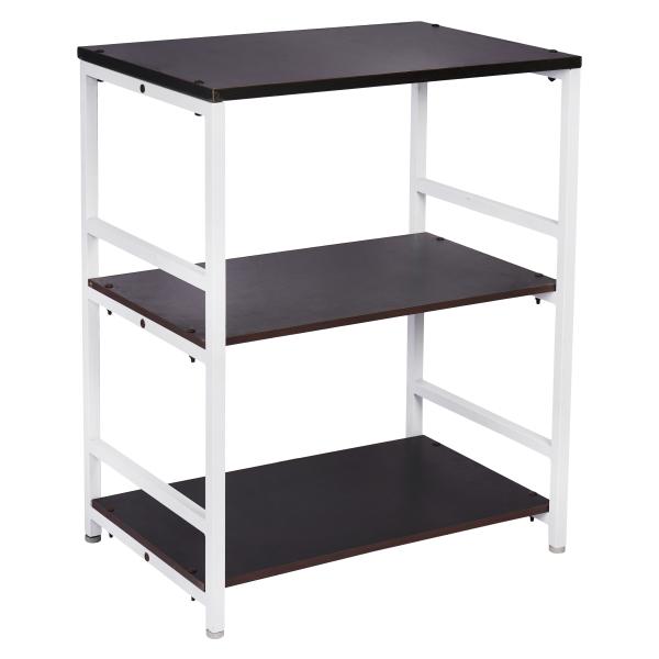 FORTUNE BLU 2 Shelf Stainless Steel Kitchen Microwave Shelf Organizer ...