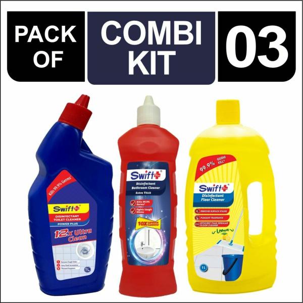 Swift Home Disinfectant Cleaning Kit 3 IN 1 ( Toilet Cleaner 1L + 1 ...