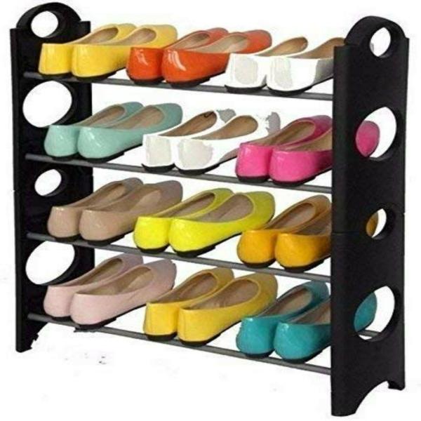 DIGIONICS 4 Layer Shoe Rack/Shoe Cabinet/Shoe Organizer, Foldable ...