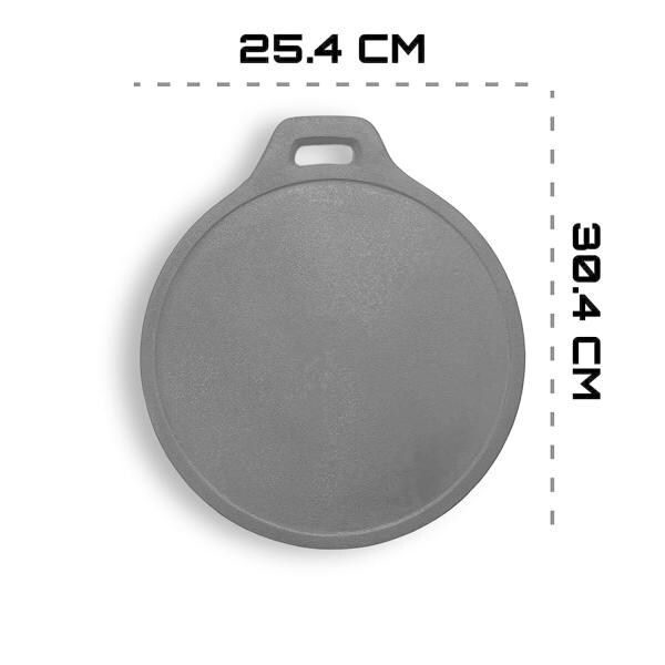MYNAKSHA TAWA Cast Iron Dosa tawa / Dosa kallu 10 inch Pre-Seasoned ...