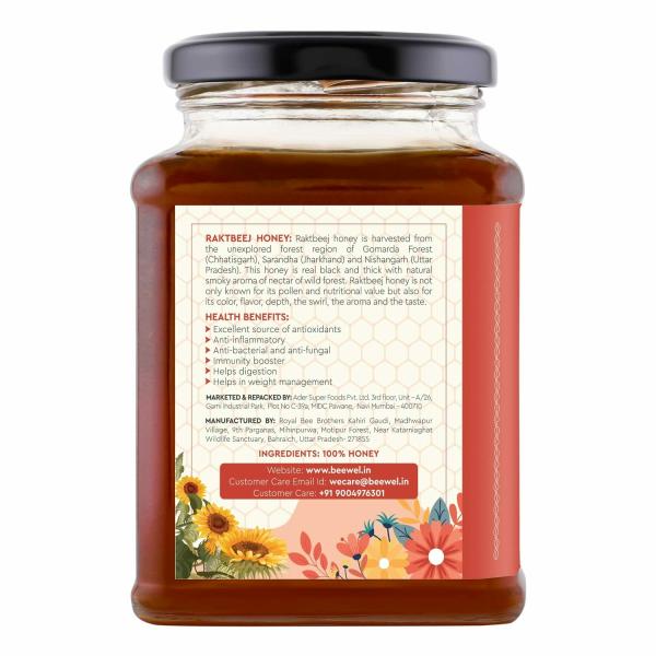 Beewel 100 Percent Natural Raktbeej Rare Honey - 500 gm - JioMart