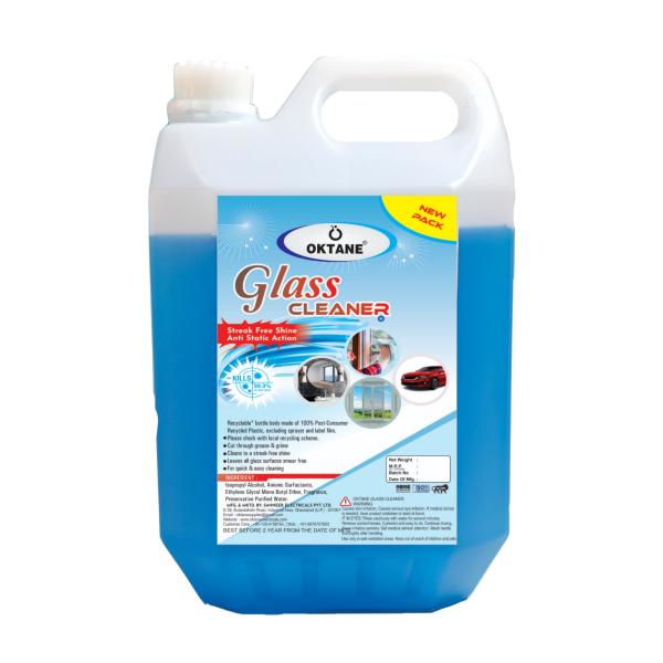 Oktane Glass & Surface Cleaner Liquid 5 Liter With Shine Boosters ...