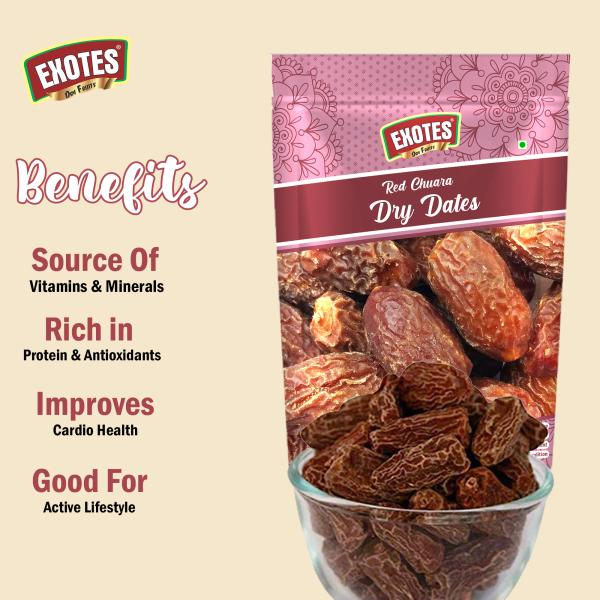 Exotes Red Dry Dates/Lal Chuara 250 g - JioMart