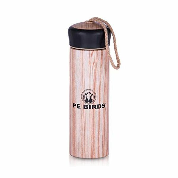 PE BIRDS Leak Proof Beige Stainless Steel Vaccum Flask 500 ml - JioMart