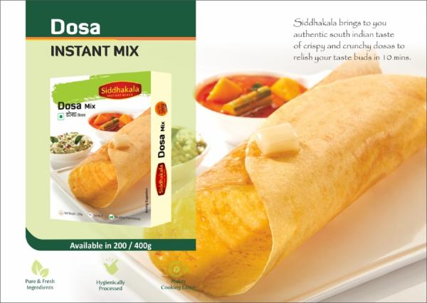 SIDDHAKALA DOSA MIX 200 GM (PACK OF 4) - JioMart
