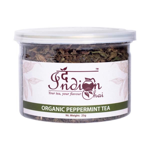The Indian Chai - Organic Peppermint Tea 25g for Digestion, Immunity ...