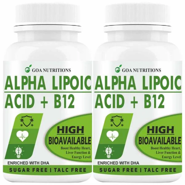 Goa Nutritions GN-ALA-120 Alpha Lipoic Acid 300mg 60 Tablets - JioMart