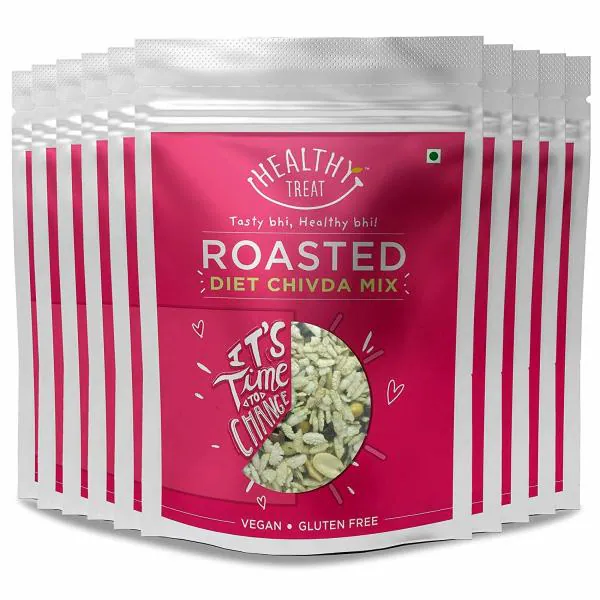 Healthy Treat Roasted Diet Chivda Mix 600 gm (Pack of 4, 150 gm Each ...