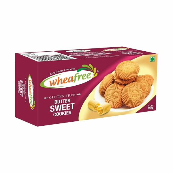 Wheafree Gluten Free Butter Cookies Combo Butter Namkeen Cookies (200g ...