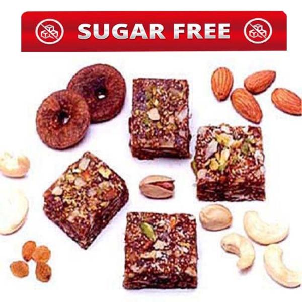 Jaiccha Ghasitaram Sweets-SUGARFREE ANJIR BARFI 200 gms - JioMart