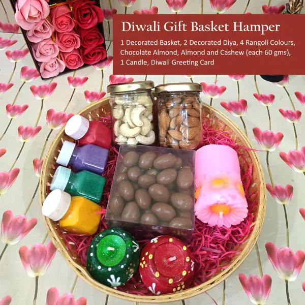 Chocoloony Diwali Basket Chocolate & Dry Fruit Gift Hamper, Gift for ...