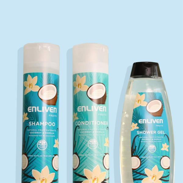 Enliven Coconut & Vanila shampoo, 400 ml - JioMart
