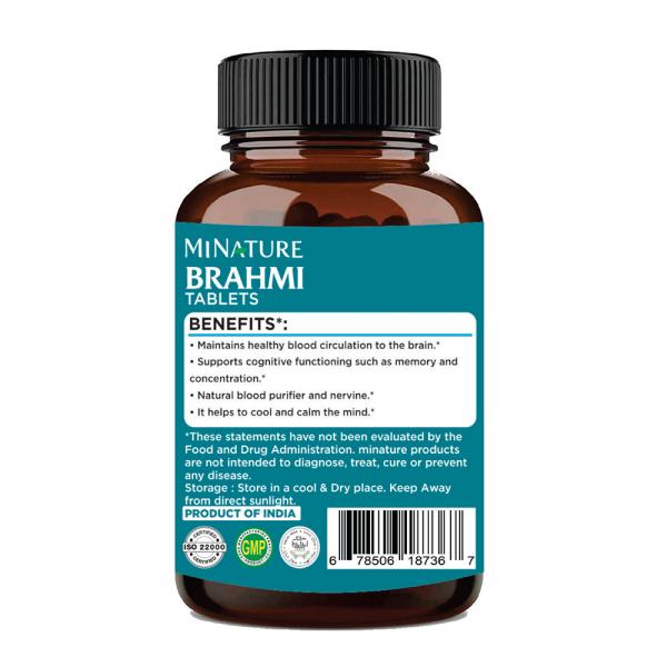 MINATURE Brahmi Tablets, 90 Tab - JioMart