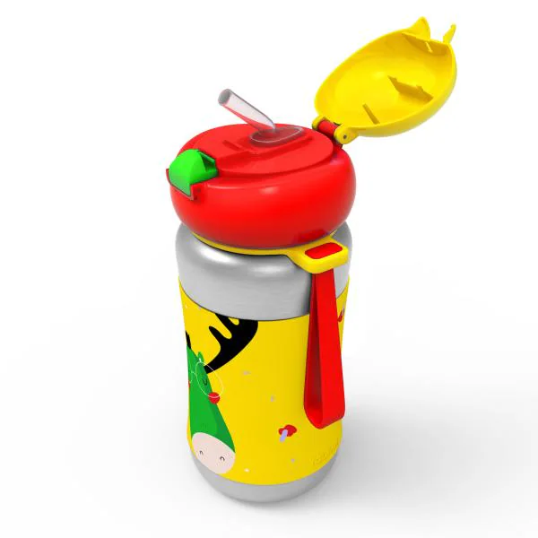 Rabitat Sport Sipper Stainless Steel Bottle - Coolest Kid Ever - JioMart