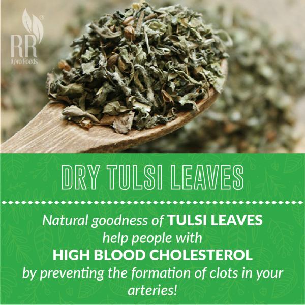 RR AGRO FOODS 100% Pure Dry Tusli Leaves Tea | Rama Tulsi | Immunity ...