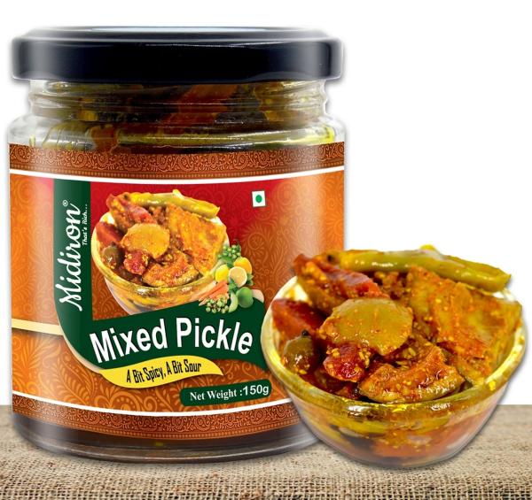 Midiron Homemade Indian Traditional Taste Pickle, Delicious Pickle 150g ...
