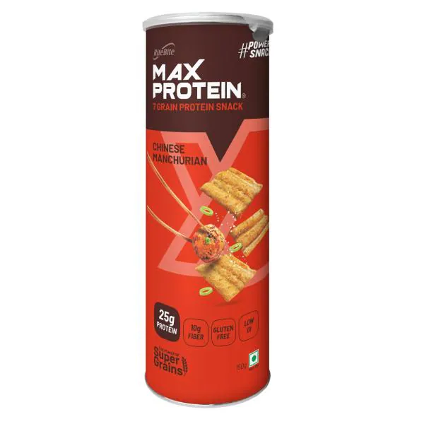 Max Protein Chinese Manchurian Protein Chips, Pack of 3 150g each - JioMart