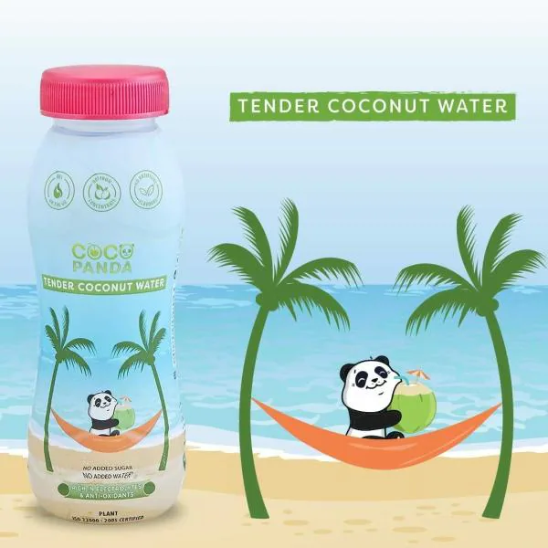 Coco Panda Tender Coconut Water | 200 ml Each (Pack of 12) | No Added ...