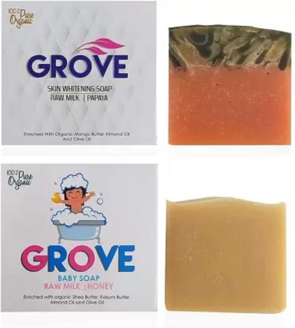 Grove Products Handmade Soaps Combo - Kids & Skin Whitening - JioMart