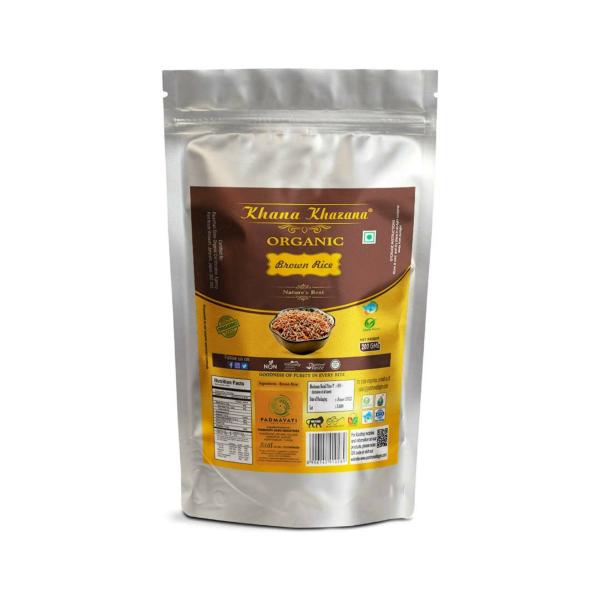 Khana Khazana Organic Brown Rice Goodness Of Purity In Every Bite ...