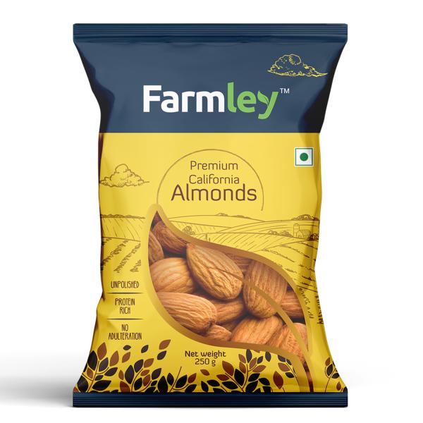 Farmley Premium California Almonds 250 g - JioMart