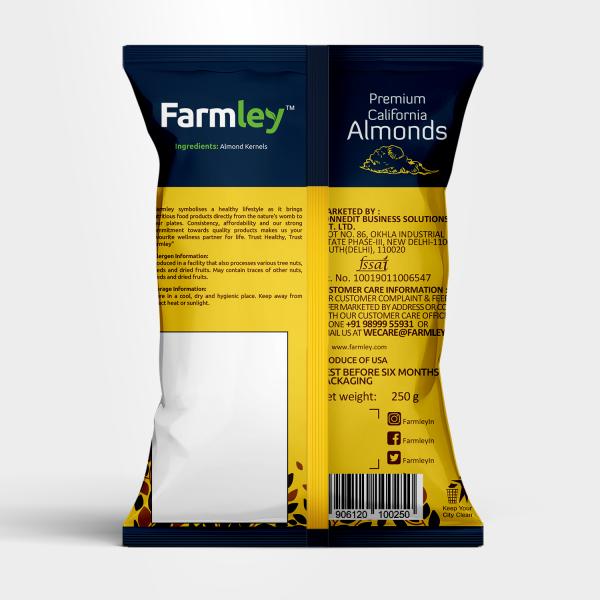 Farmley Premium California Almonds 250 g - JioMart