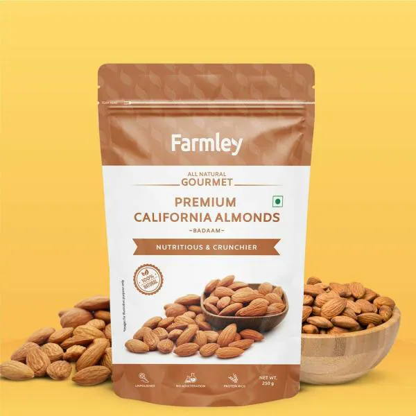 Farmley Premium California Almonds 250 g - JioMart