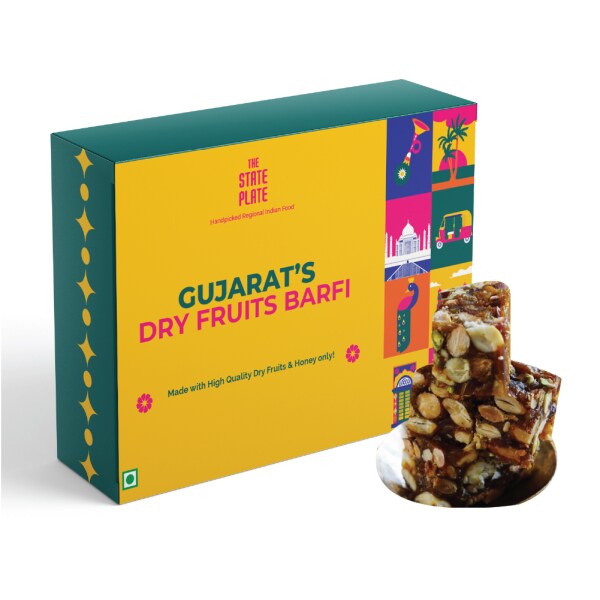 THE STATE PLATE Dry Fruits Barfi Box | Sugar Free | Dates | Nutritious ...