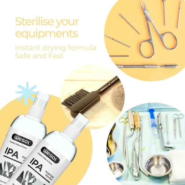 Wesol Ipa Isopropyl Alcohol Spary 100 Ml(Pack Of 2) - JioMart